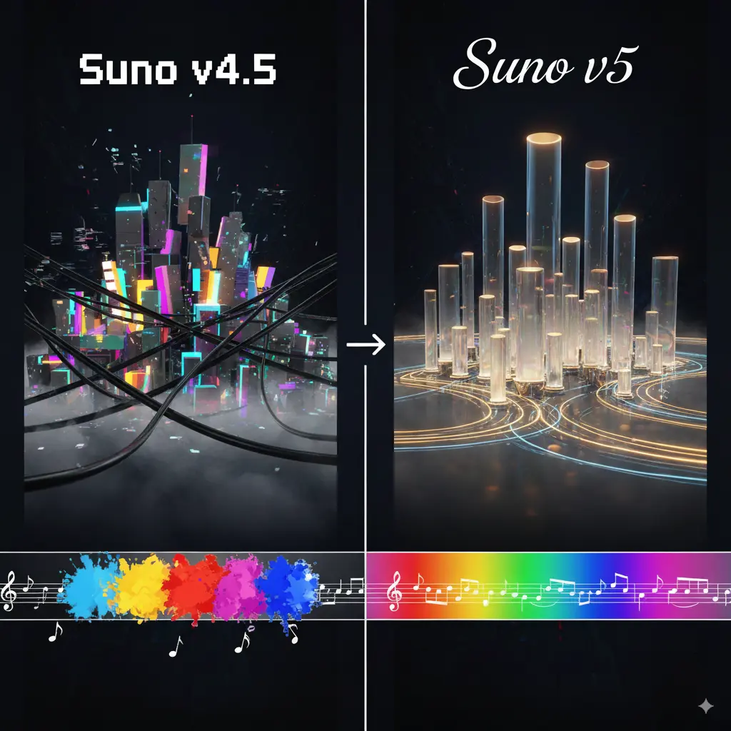 Suno v5 : Qualité audio améliorée, voix humaines et contrôle créatif ...