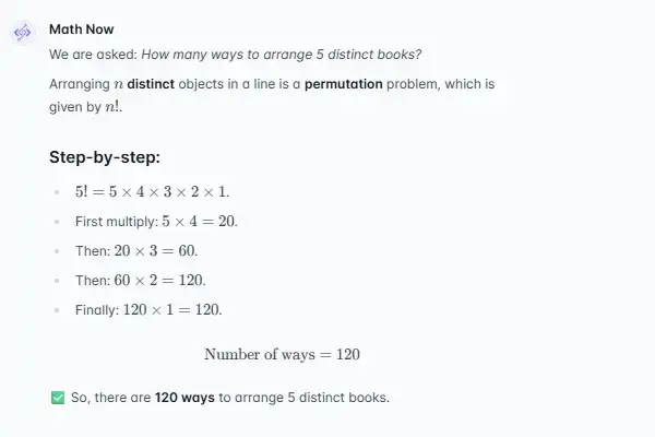 Free Discrete Math AI Solver by Math.now – Solve Problems Instantly