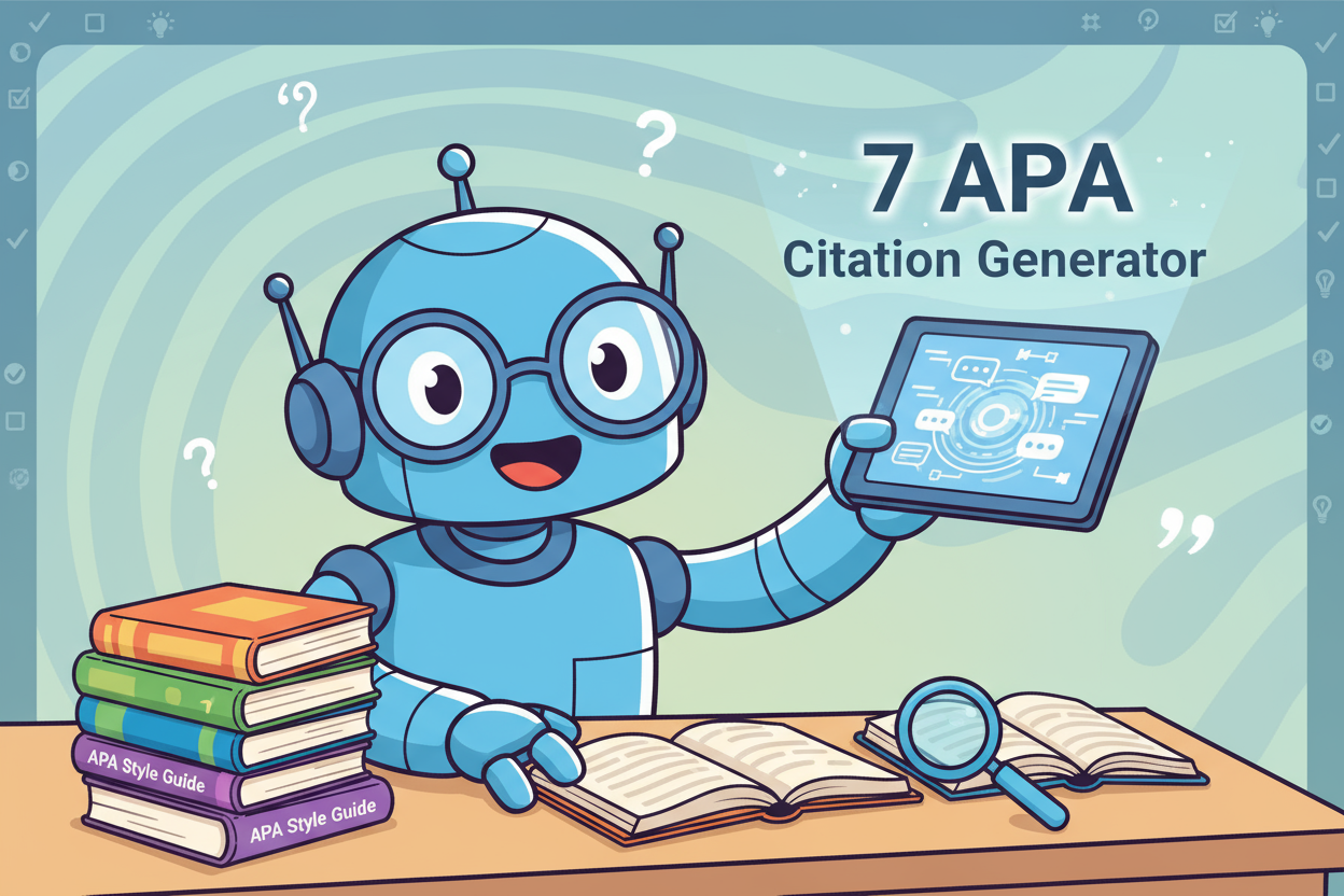 LearnFast AI Générateur de citations APA — Formatez les citations APA 7 instantanément