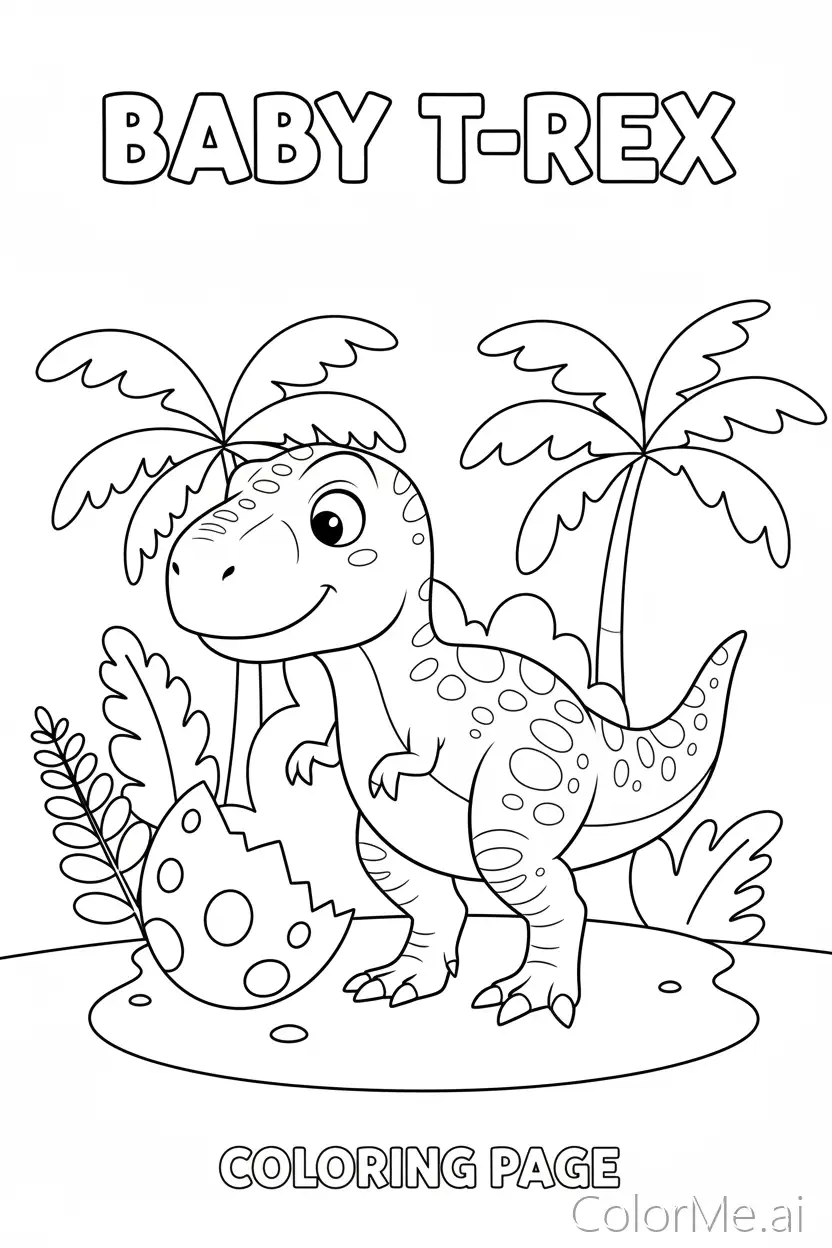 Free cute dinosaur coloring pages generator – 20 cute dinosaur coloring ...