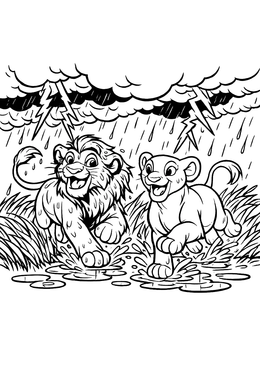 Free lion king coloring pages generator – 12 lion king coloring pages ...