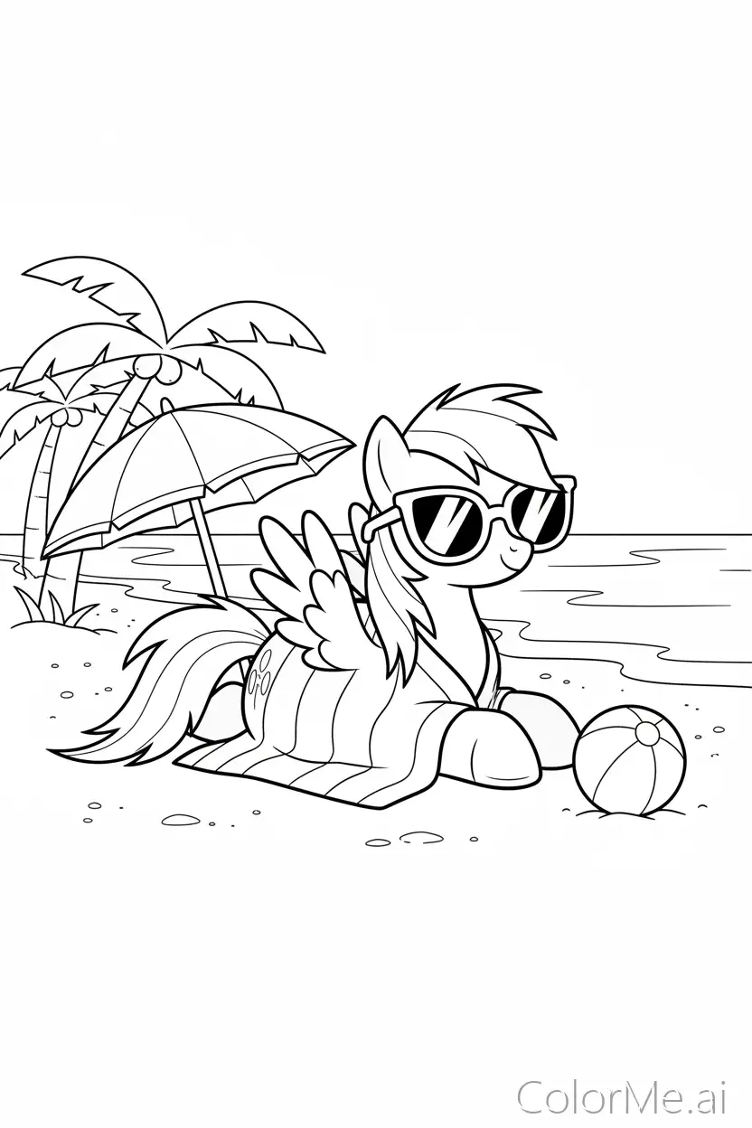 Free rainbow dash coloring pages printable generator – 20 rainbow dash ...