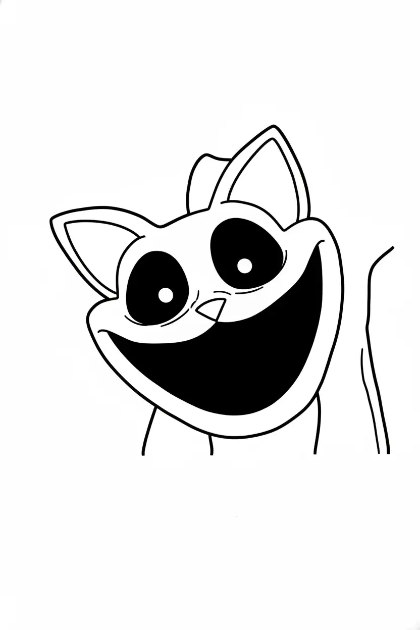 Free Poppy Playtime coloring pages generator – 20 Poppy Playtime ...