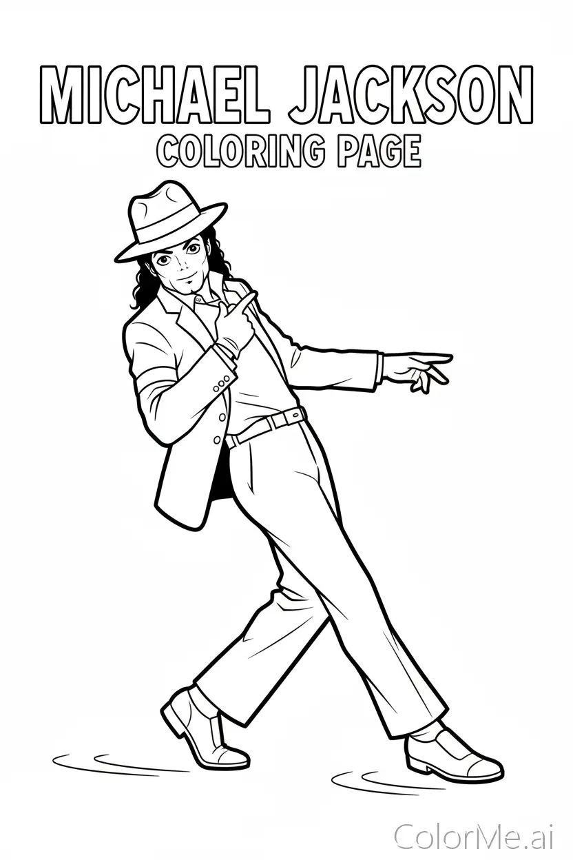 Free music legend coloring pages generator – 20 music legend coloring ...