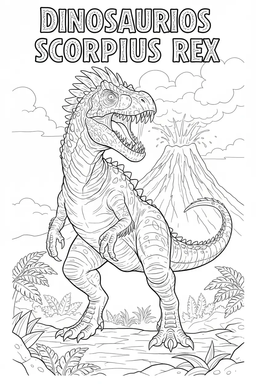Free printable dinosaur coloring pages generator – 35 printable ...
