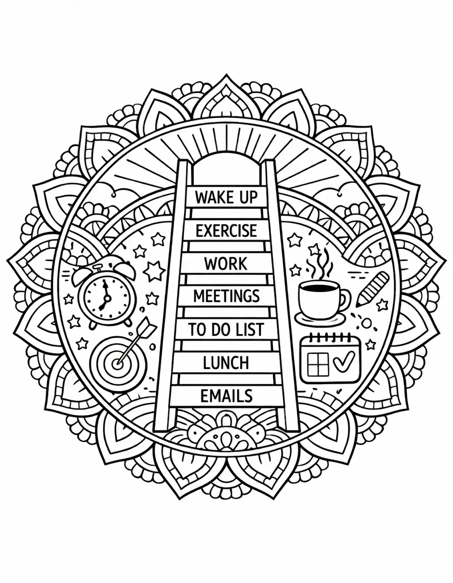 Free monday mandala coloring pages generator – 20 monday mandala ...