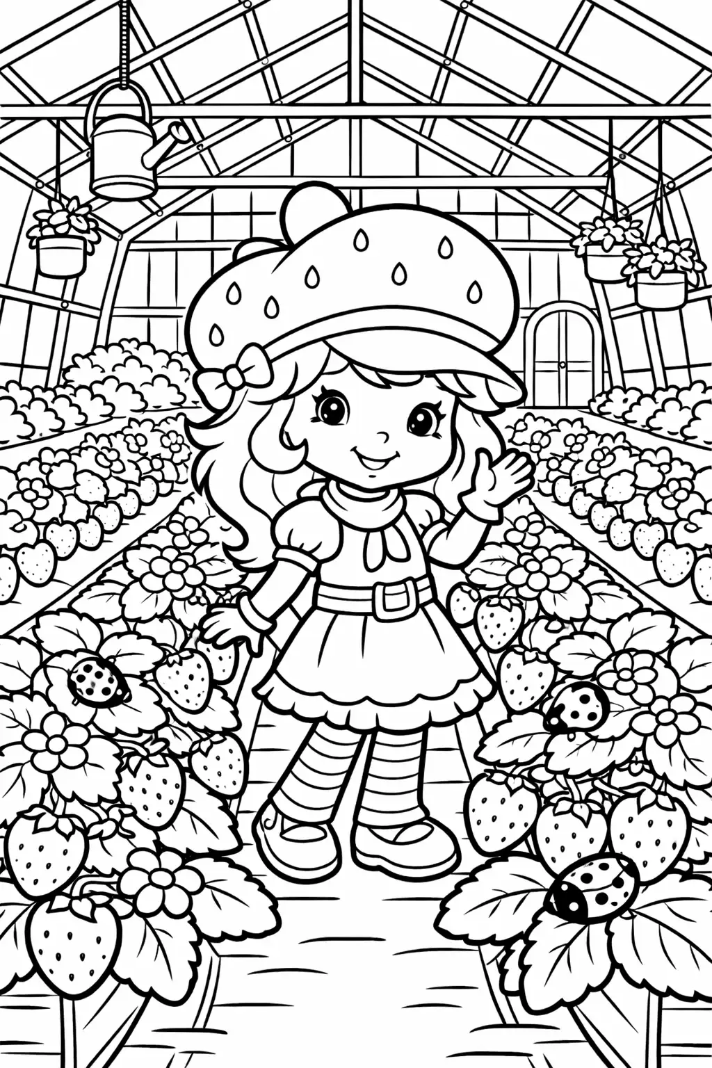Free strawberry shortcake coloring pages generator – 20 strawberry ...