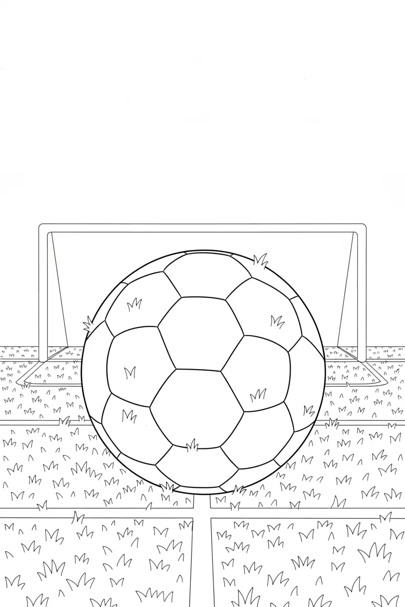 Free soccer ball coloring page generator – 14 soccer ball coloring page ...