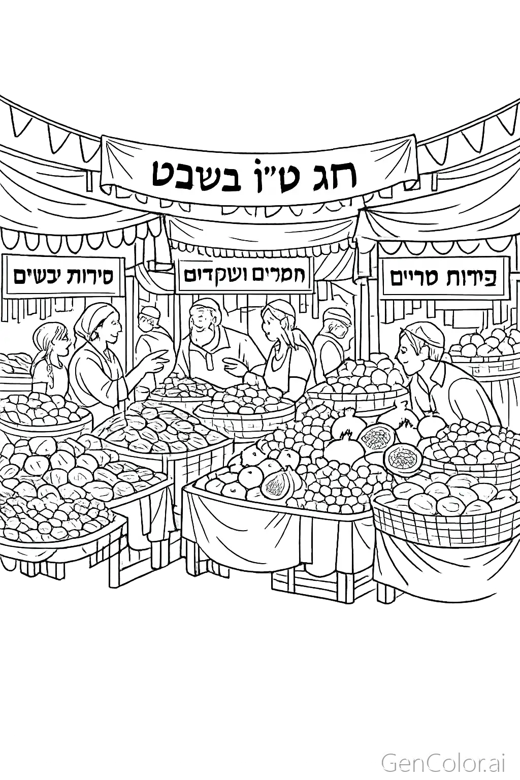 Free tu bishvat coloring pages generator – 20 tu bishvat coloring pages ...