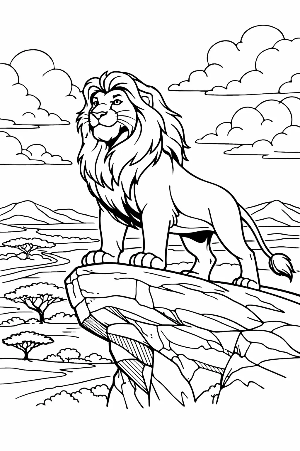 Free lion king coloring pages generator – 12 lion king coloring pages ...