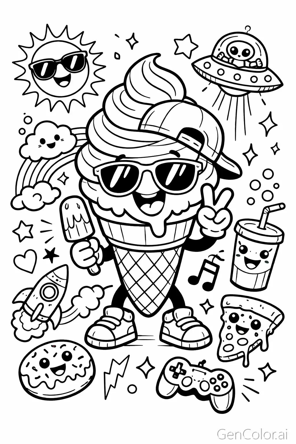 Free procreate coloring pages generator – 20 procreate coloring pages ...