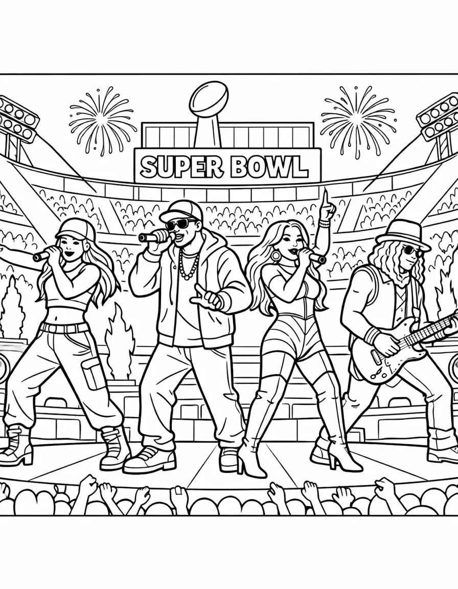 Free superbowl coloring page generator – 20 superbowl coloring page to ...