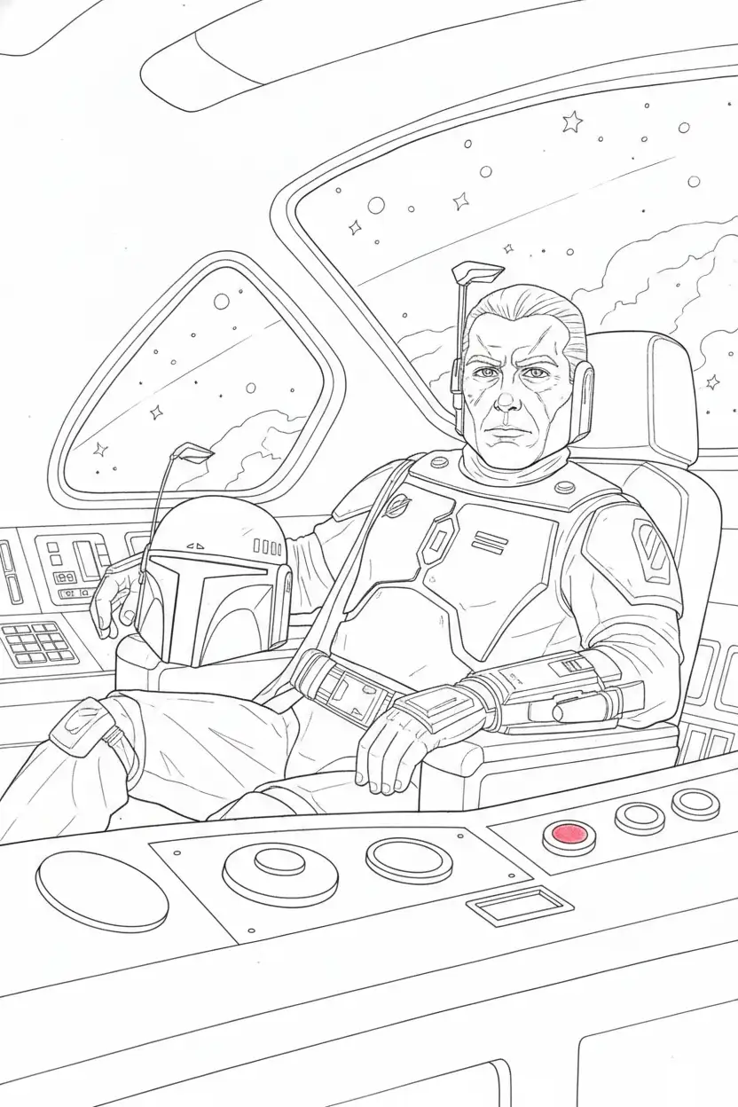 Free boba fett coloring page generator – 3 boba fett coloring page to ...