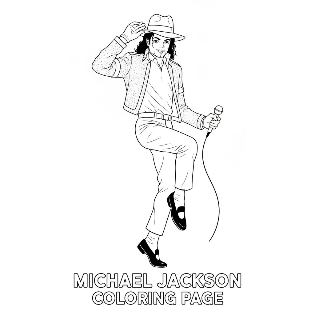 Free music legend coloring pages generator – 20 music legend coloring ...