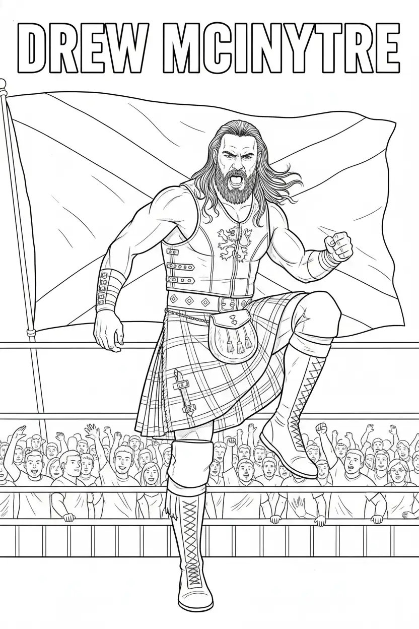 Free wwe coloring pages generator – 19 wwe coloring pages to Download
