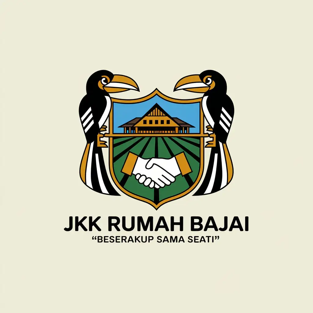 Logotipo De Jkkk Kampung LOGO Design For JKKK Rumah Bajai Longhouse