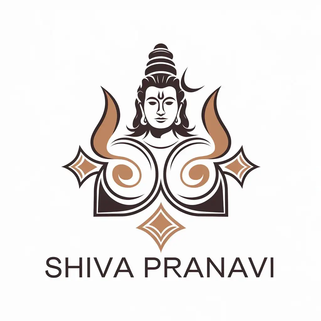 Logotipo De Shiva Shakti Shiva Der Höchste Gott Im Hinduismus