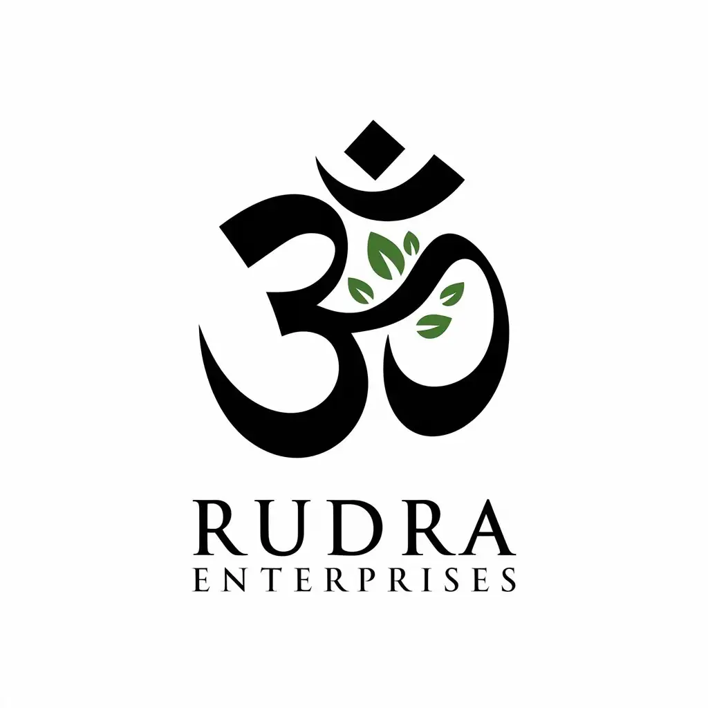 Rudra Name Logo