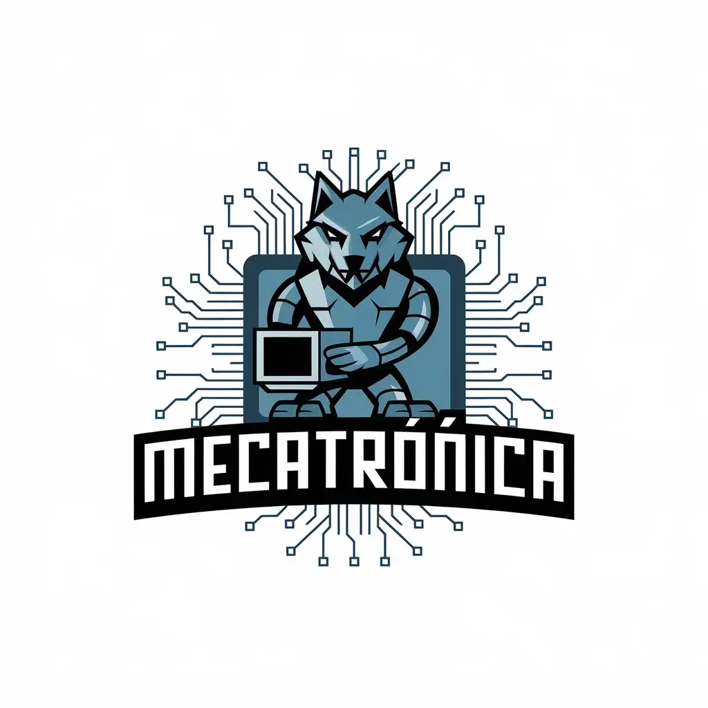 Ing Mecatronica Logo LOGO Design For HTM MECATRONICA Gear And Circuit