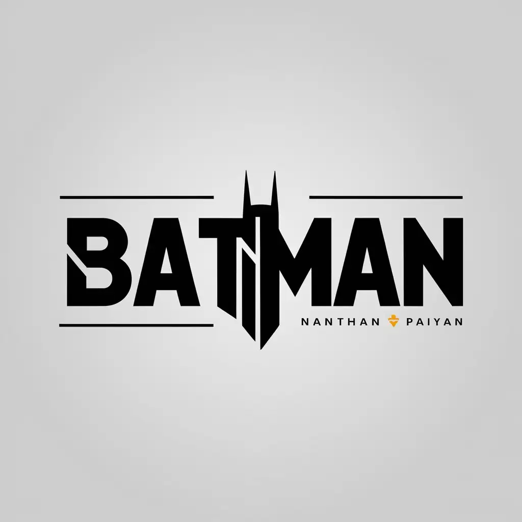 Batman Logo Font