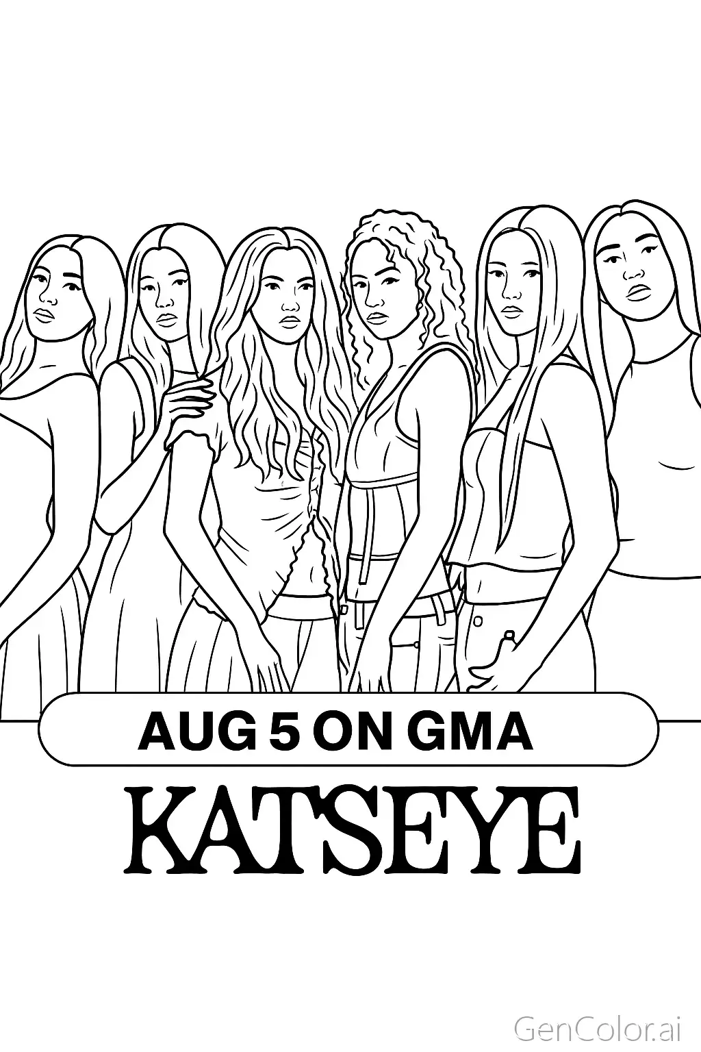 Free Katseye Coloring Pages Generator 20 Katseye Coloring Pages To Free Katseye Coloring Pages Generator 20 Katseye Coloring Pages To