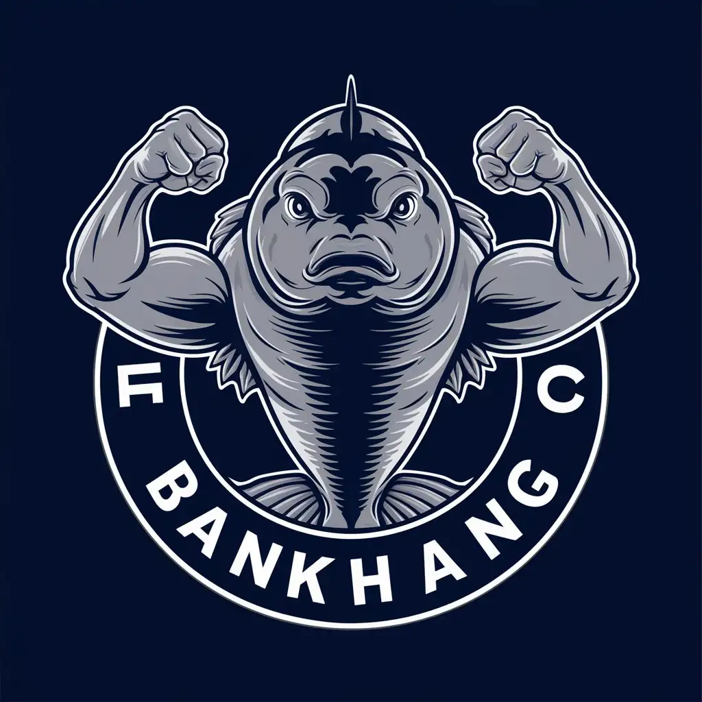 Carp Fc Logo LOGO Design For FC Bolwerk Powerful Carp Fish With